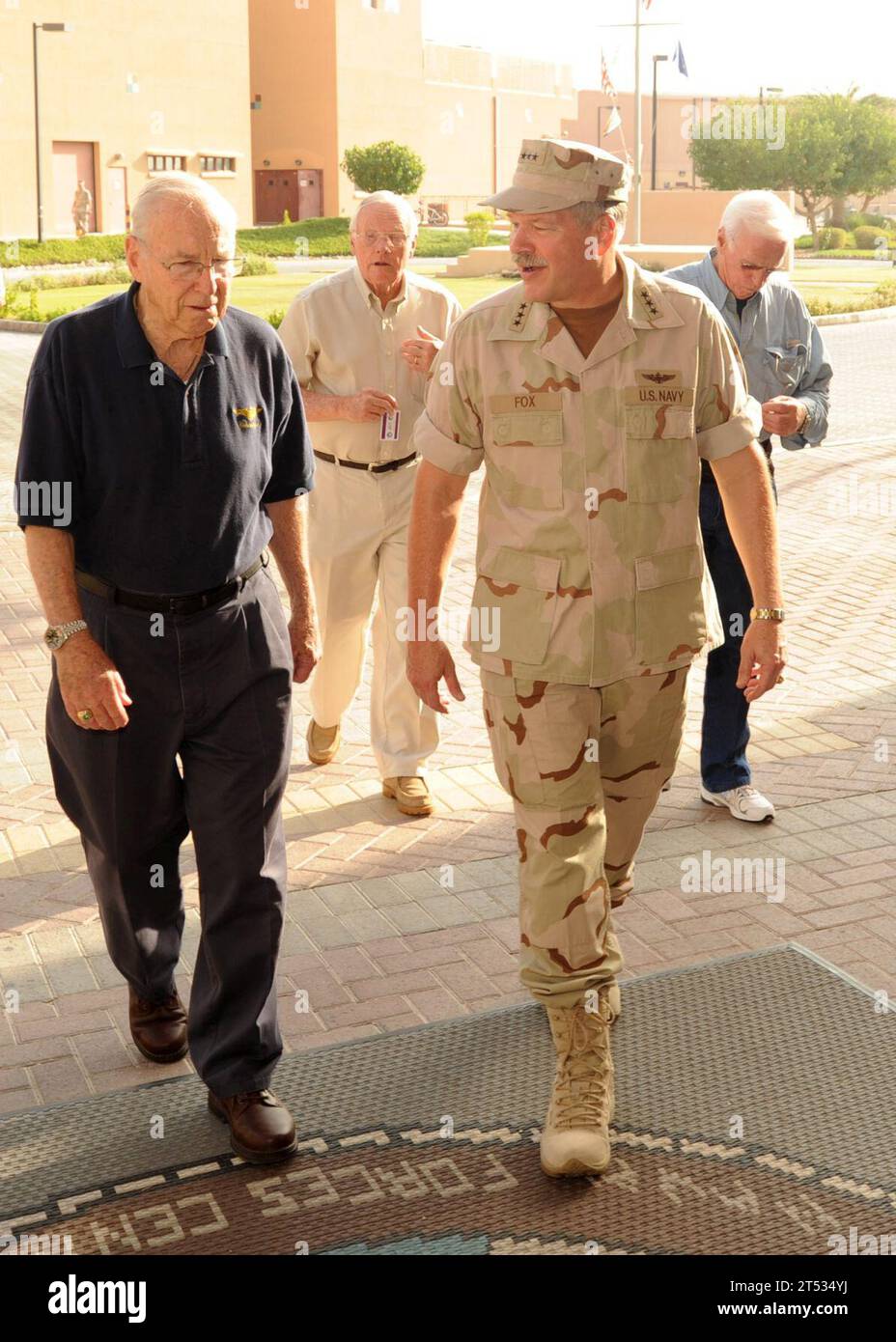 1010095429S-007 MANAMA, Bahrain (Oct. 9, 2010) Vice Adm. Mark Fox ...