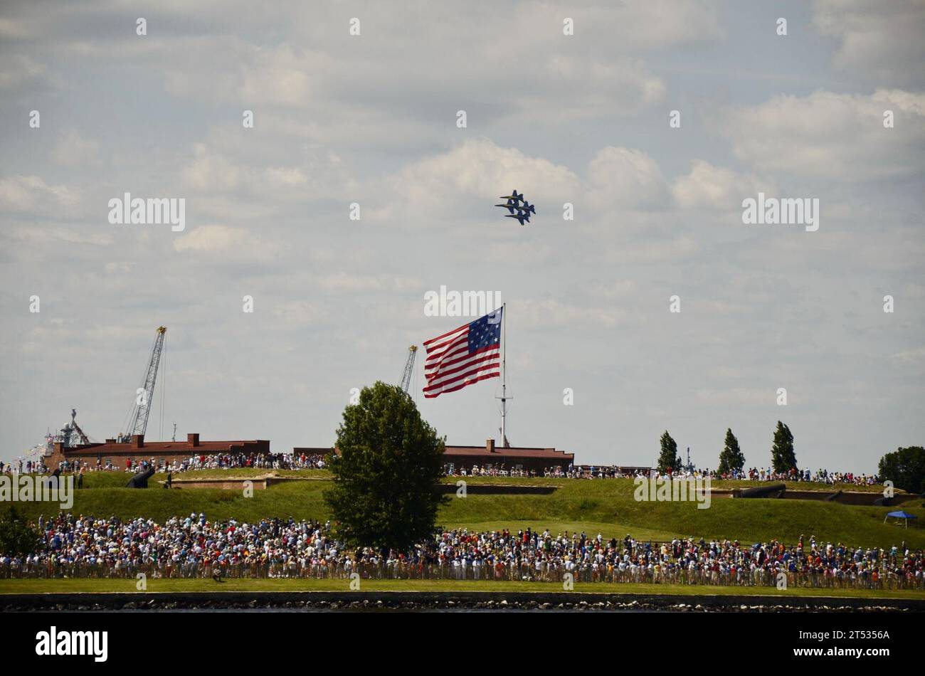 120616CG900-033 BALTIMORE, Md. (June 16, 2012) Blue Angels 1, 2, 3 and ...