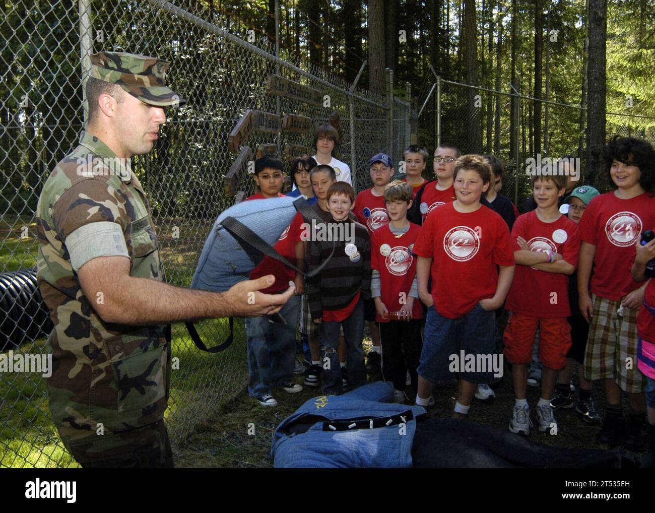 Bangor, military Working dogs, Starbase Atlantis Stock Photo - Alamy