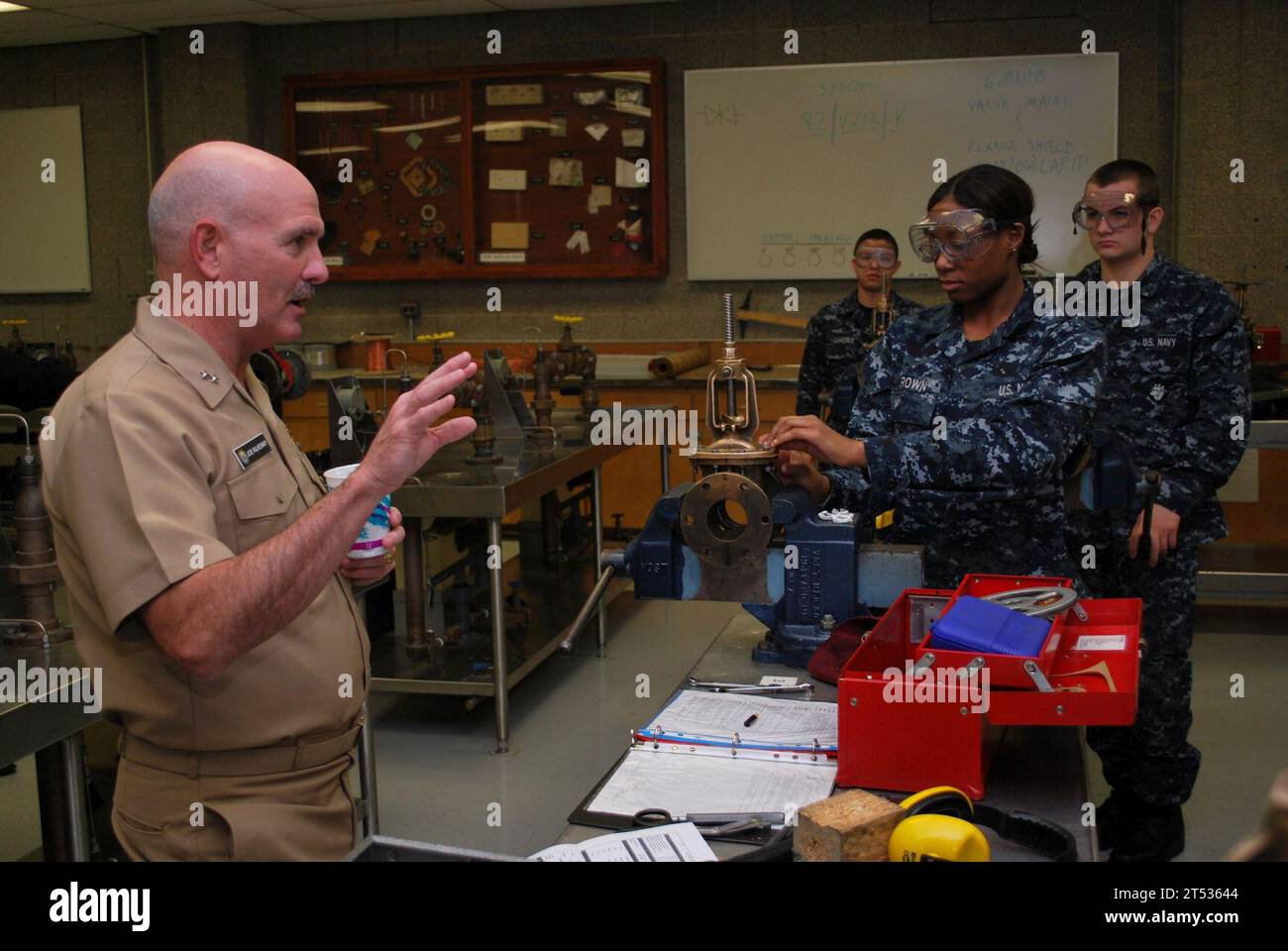 The commander of naval education and training command netc hi-res stock ...