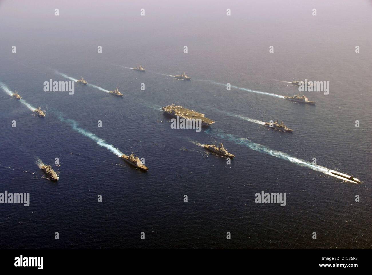 Carrier strike group formation ships hi-res stock photography and ...