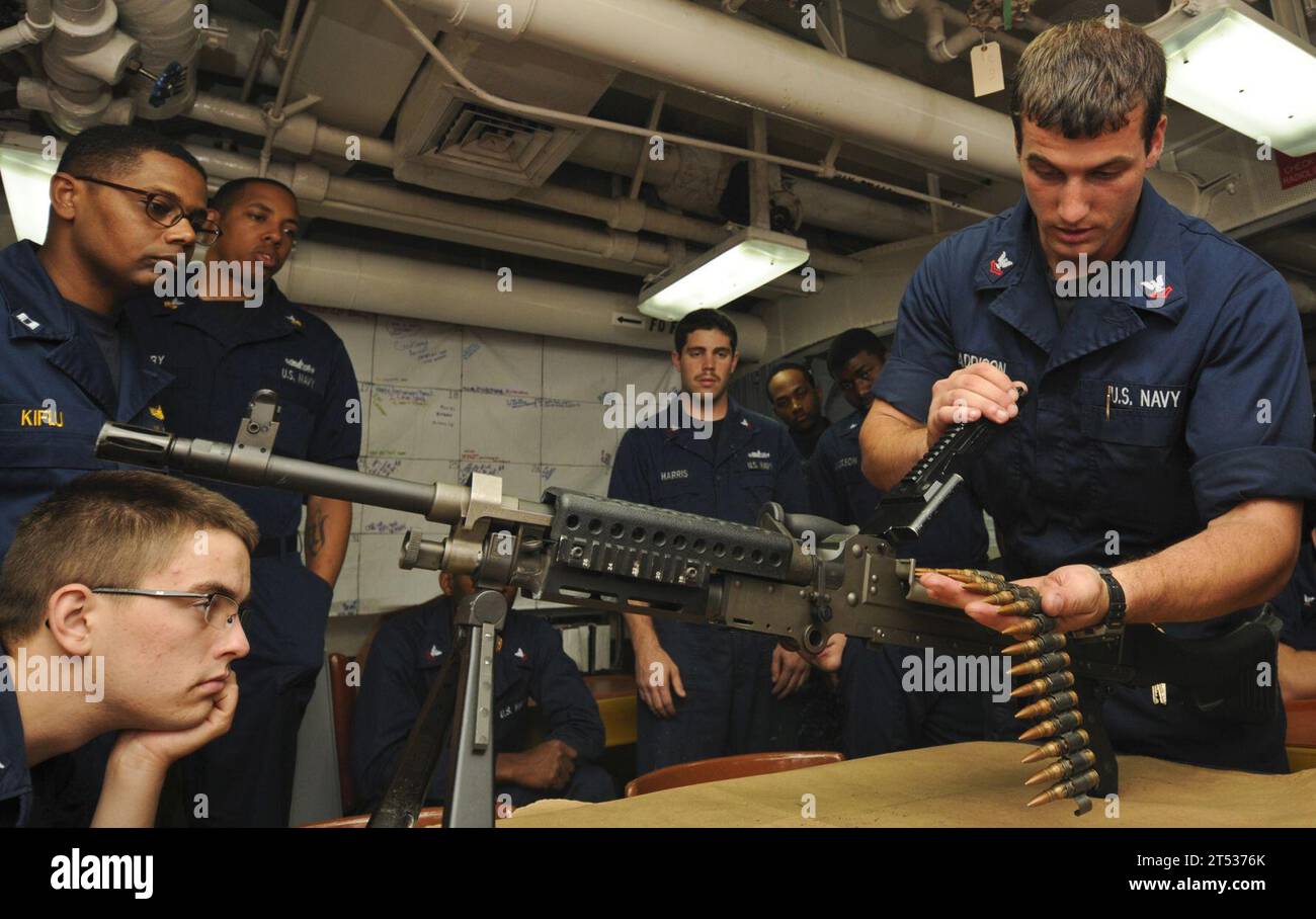 Batumi, COMREL, Georgia, Guided-missile cruiser, M240B, Machine gun ...