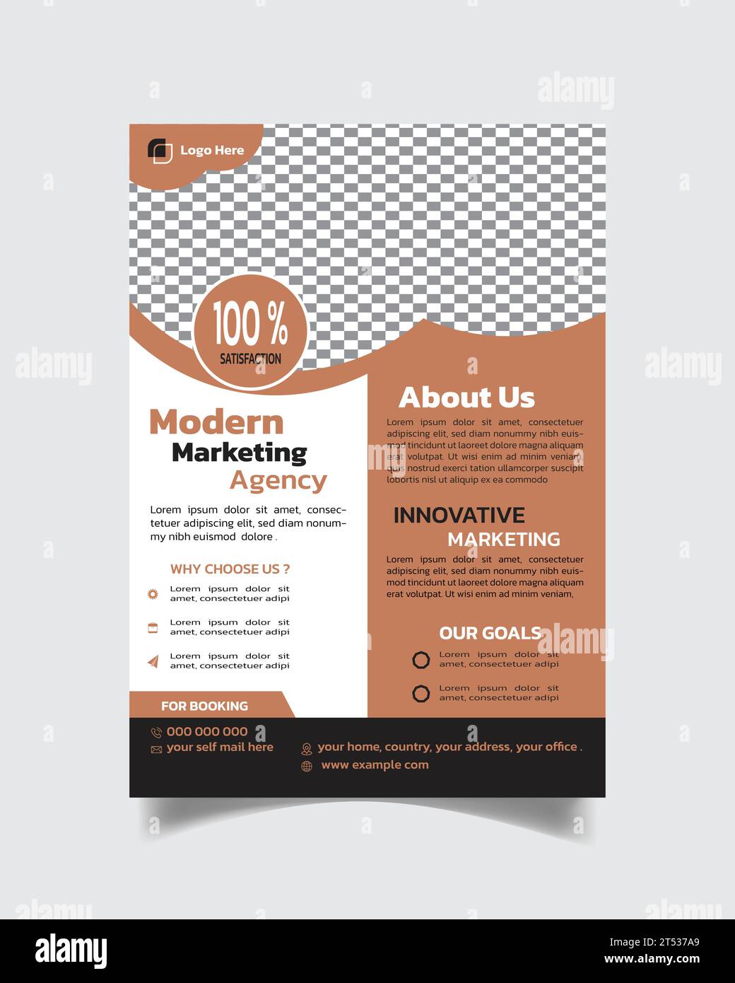 Unique creative quality full business flyer design template, modern ...