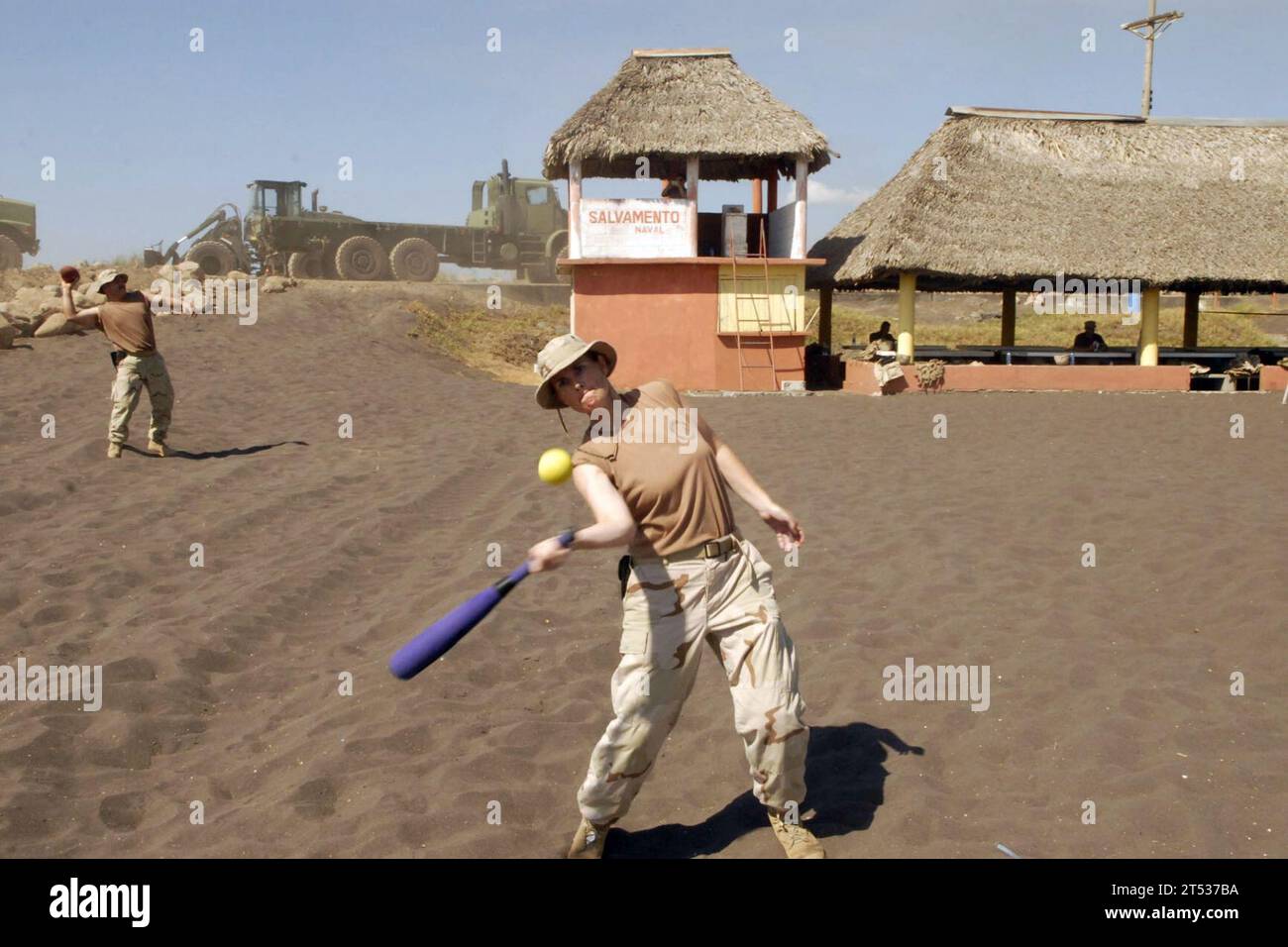 Beach Master Unit One, HSOTS, humanitarian support over the shore Stock ...