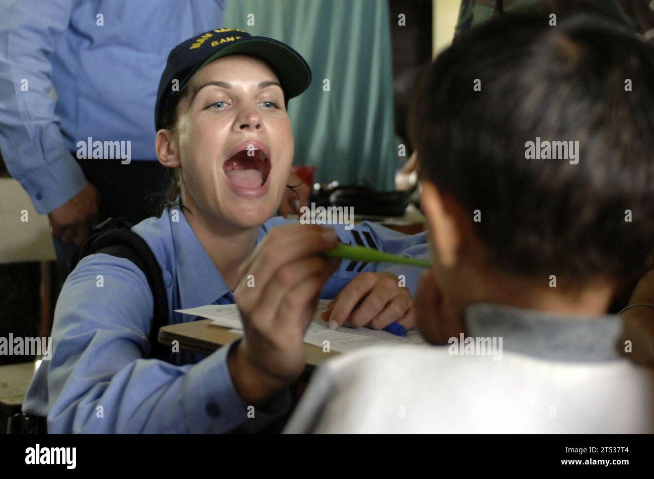 Belize City, humanitarian deployment, Sailors Stock Photo - Alamy