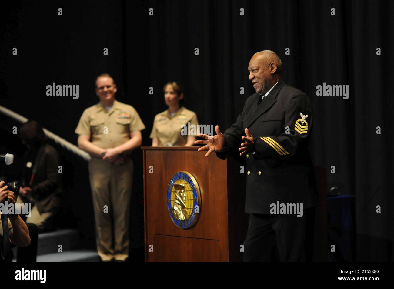 Bill Cosby, ceremony, chief, Master Chief, MCPON, navy, Navy Memorial ...