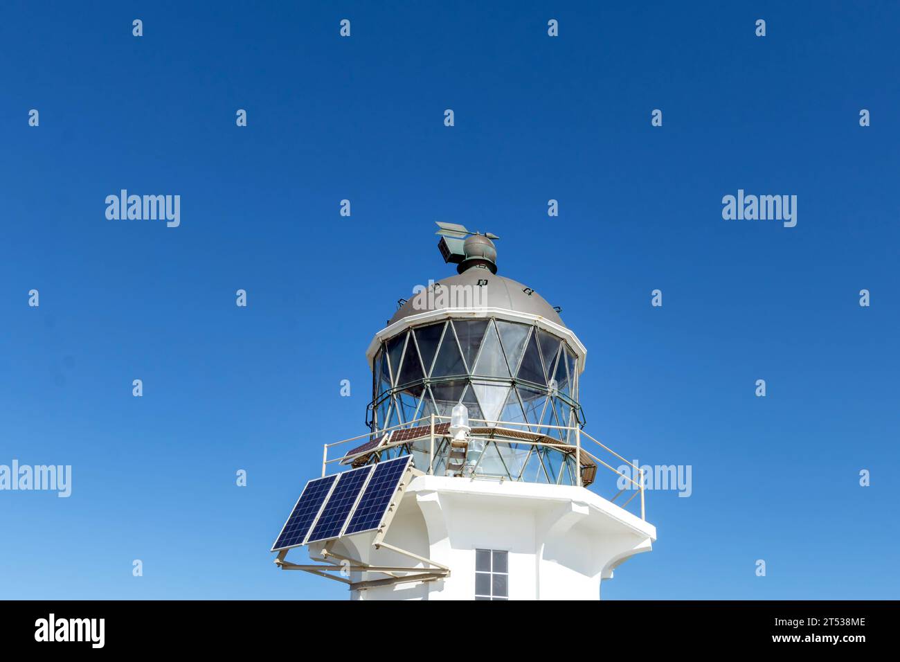 Lighthouse with Solar Panels: Sustainable Energy Solution on a Sunny ...