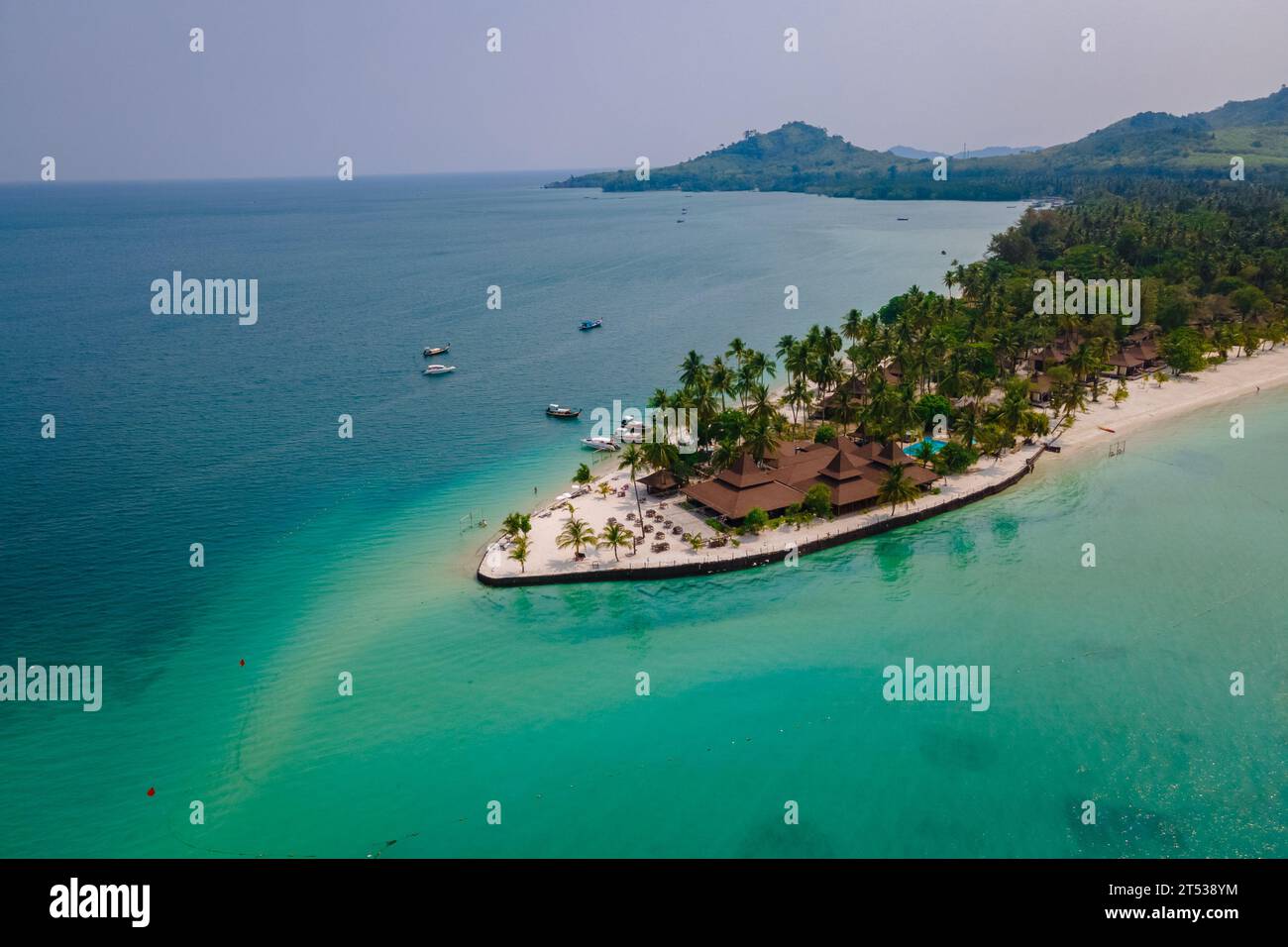 Koh Mook tropical Island in the Andaman Sea in Thailand, tropical beach ...