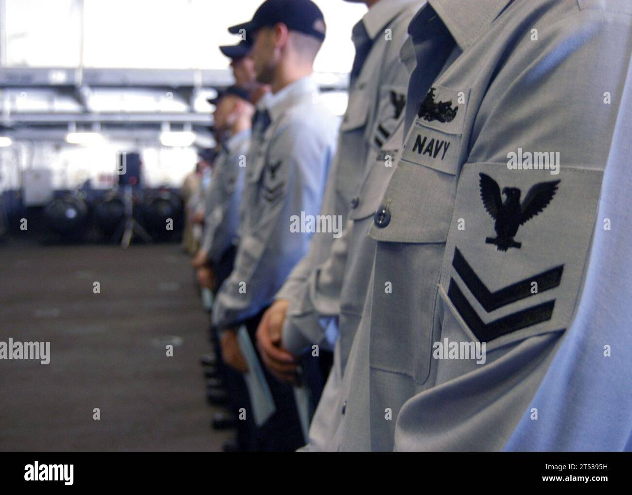 blue shirt, ceremony, crow, Enlisted, patch Stock Photo - Alamy