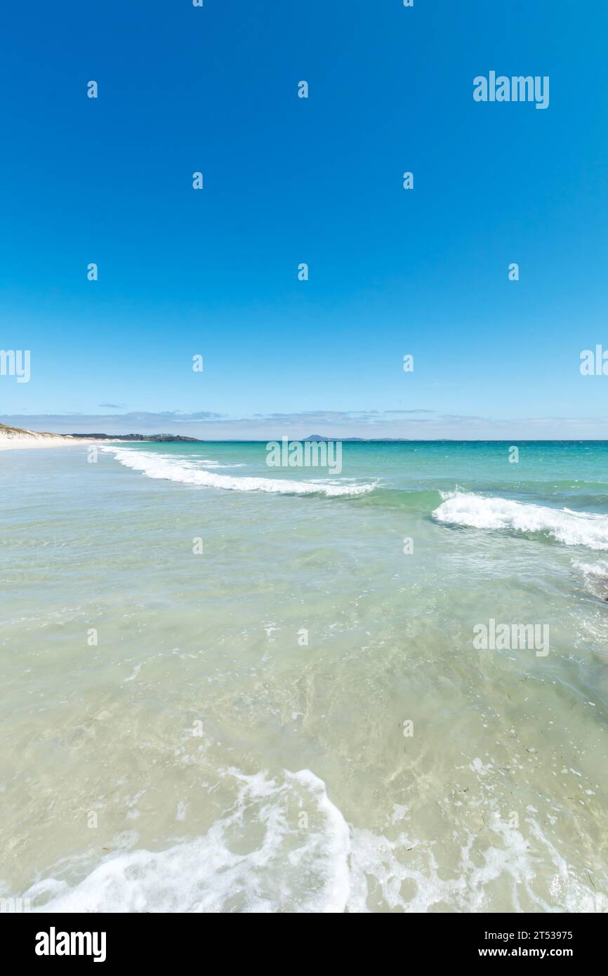 Puheke Beach Landscape with Crystal Clear Waters and White Sandy Shores ...