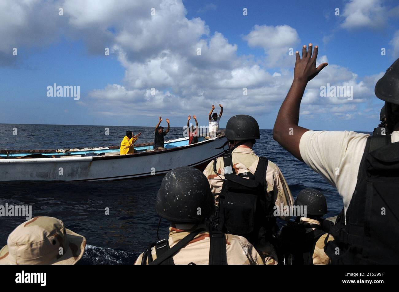 0910154154B-051 GULF OF ADEN (Oct. 15, 2009) Members of a visit, board ...