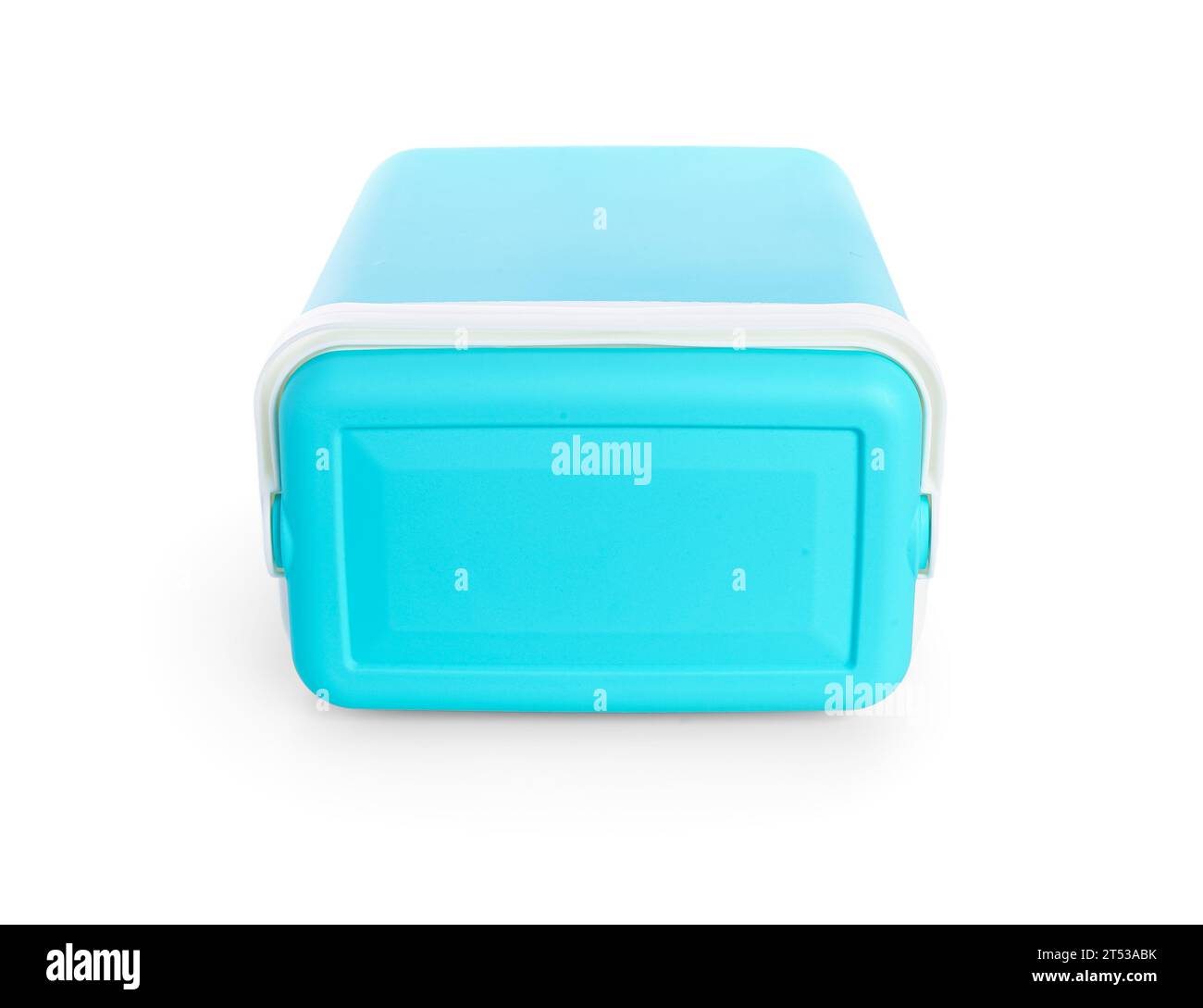 Modern beach cooler on white background Stock Photo - Alamy