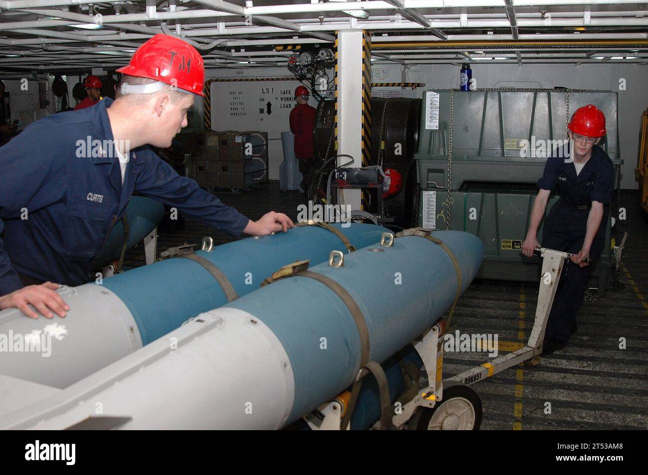 bomb build up, Carrier Air Wing (CVW) 11, Nimitz Carrier Strike Group ...