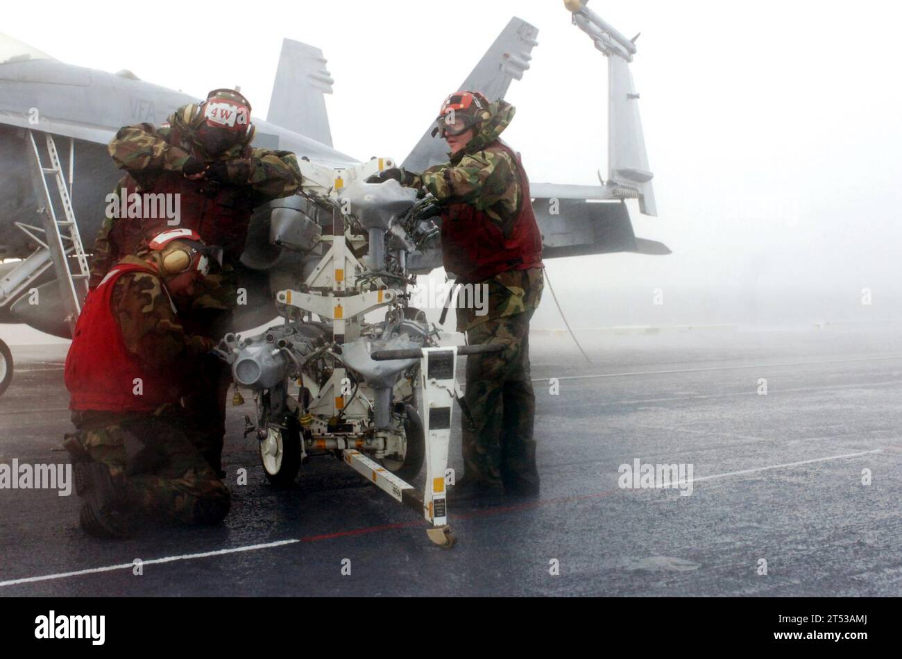 bomb rack, first in the fleet, people, Sailor, vfa-25 Stock Photo - Alamy