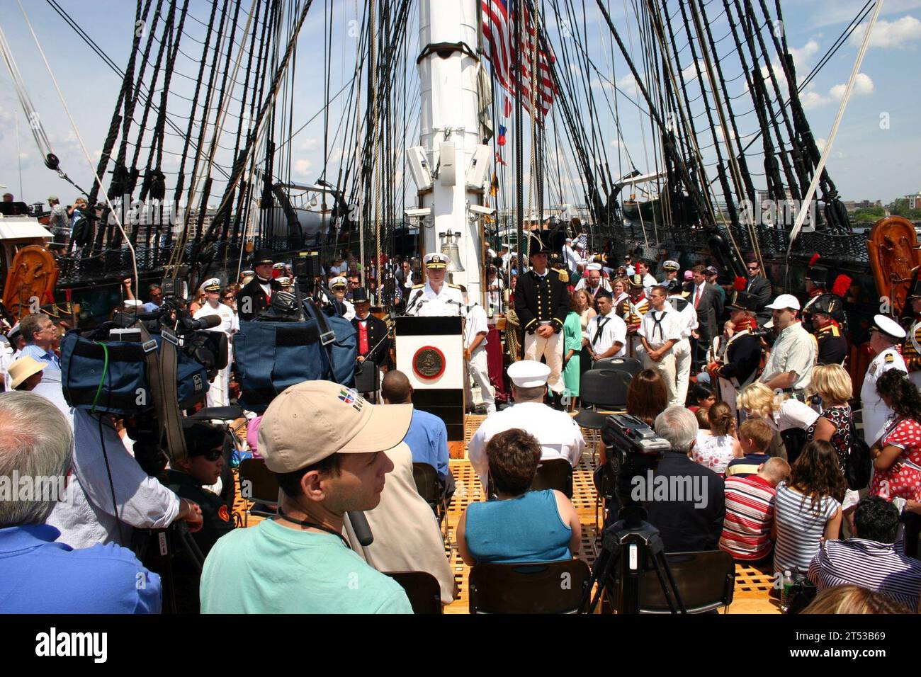 Boston Harborfest 2007, Navy Week, USS Constitution Stock Photo - Alamy