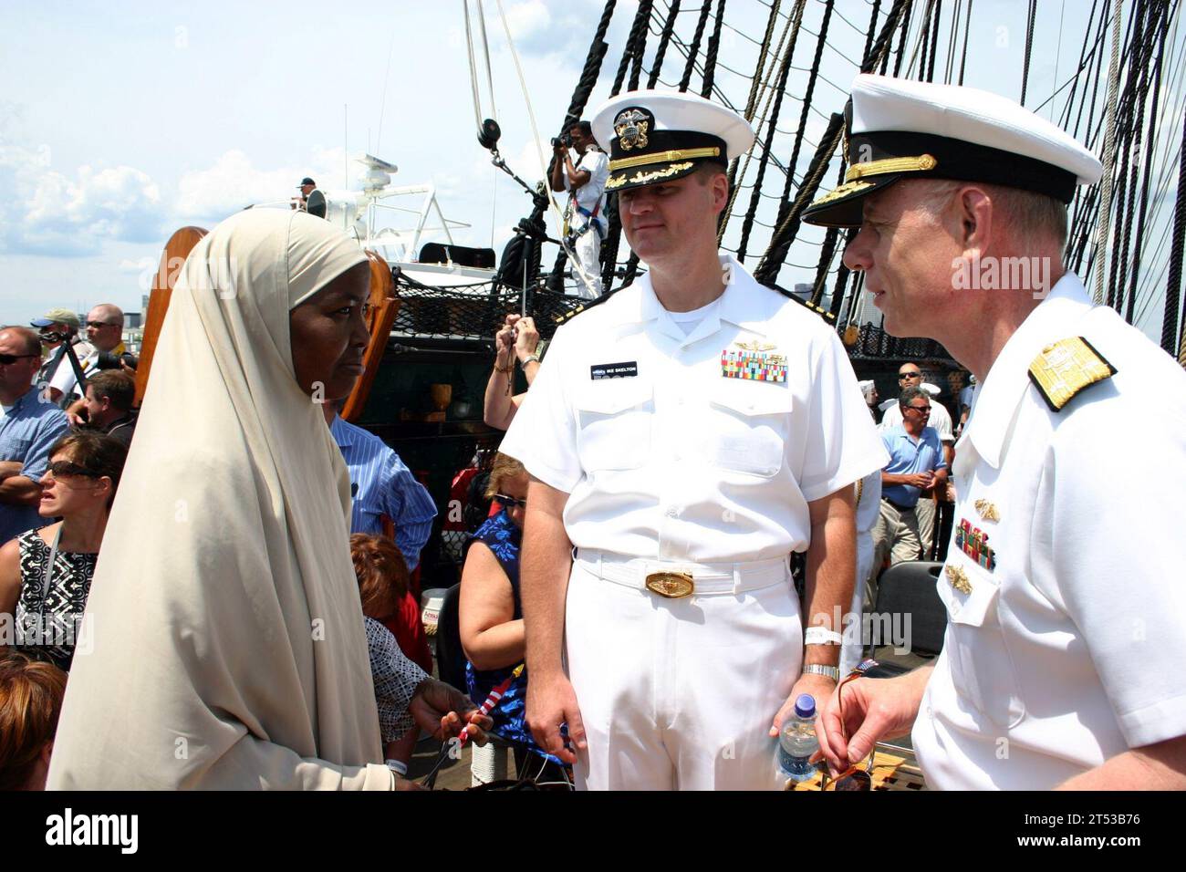 Boston Harborfest 2007, Navy Week, USS Constitution Stock Photo - Alamy