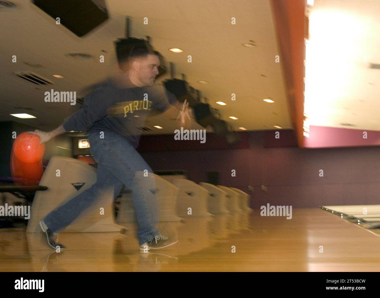 bowling center, Japan, officer, recreation, Yokosuka Stock Photo - Alamy