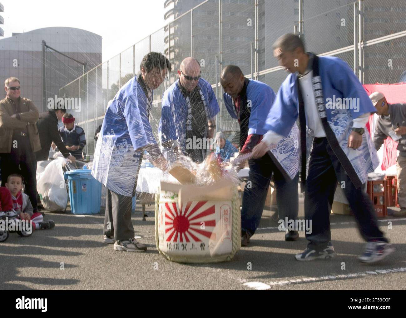 break open, Japan, Japan Maritime Self-Defense Force (JMSDF), mallets ...