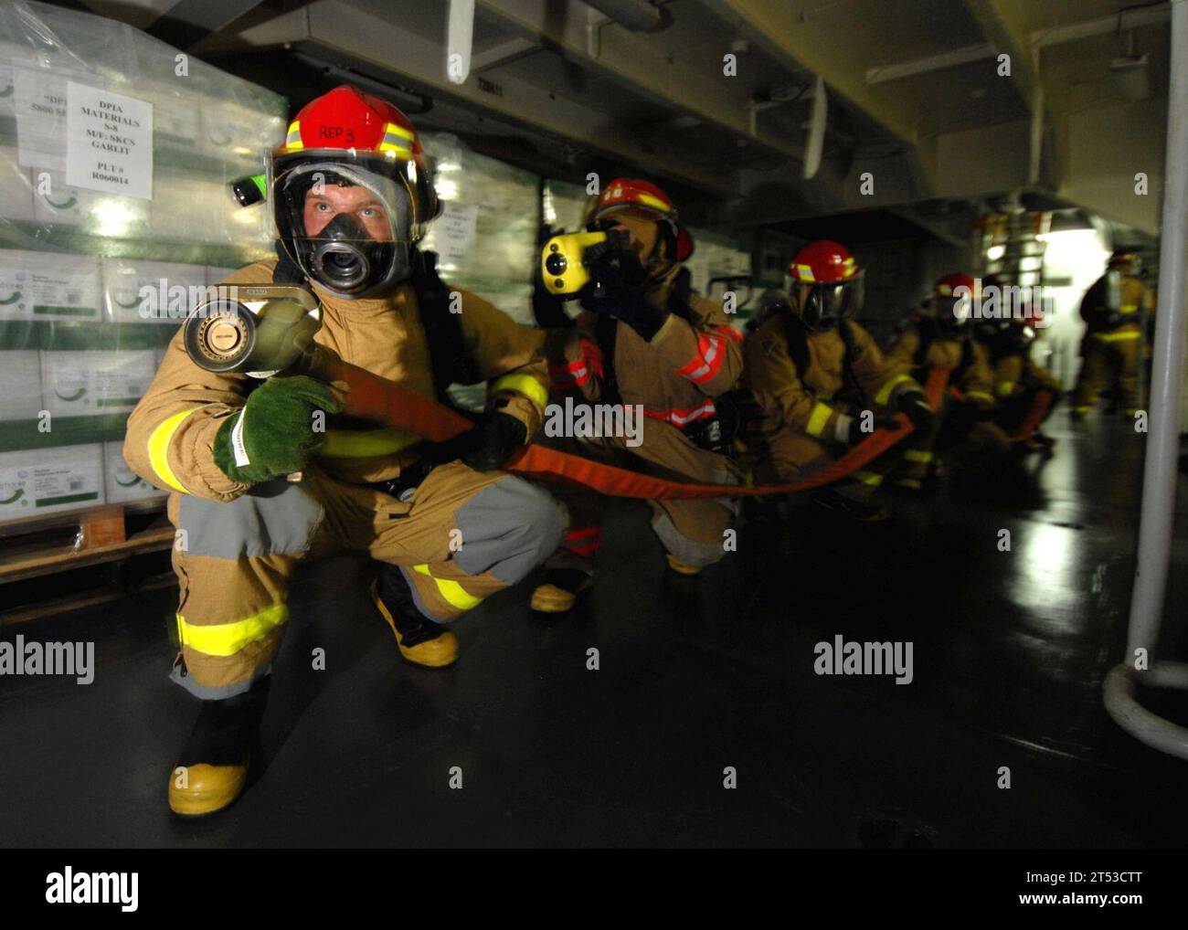 bremerton, hose team, Nimitz-Class aircraft carrier USS Abraham Lincoln ...