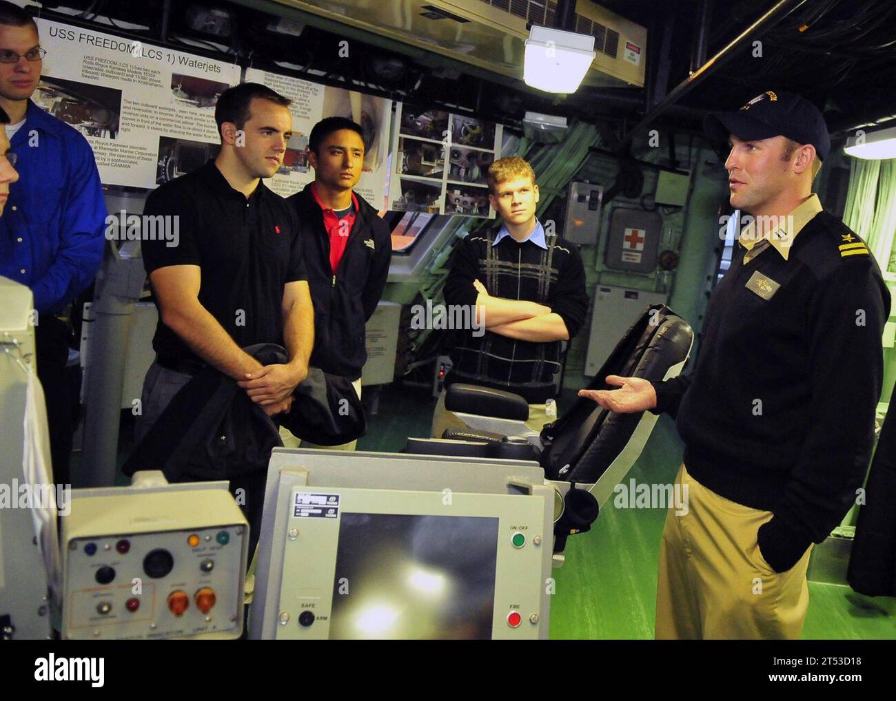 bridge and pilot house, Littoral Combat Ship USS Freedom (LCS 1), Ohio ...