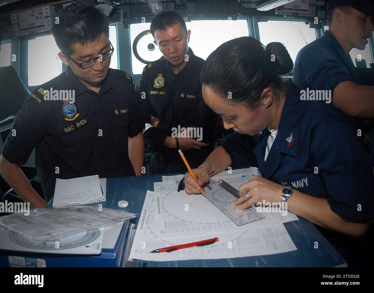 Singapore navy officers hi-res stock photography and images - Alamy