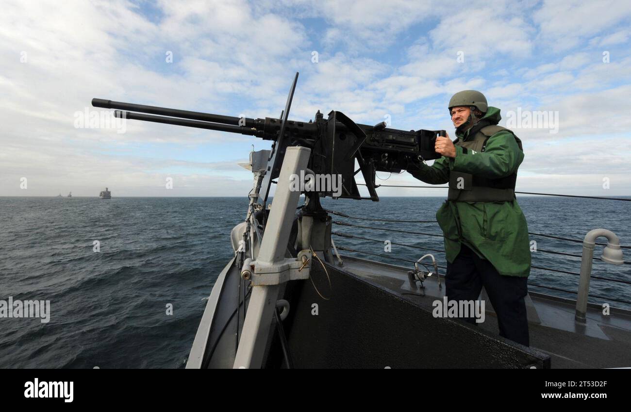 bridge wing, destroyer, George H.W. Bush Carrier Strike Group (GHWB CSG ...