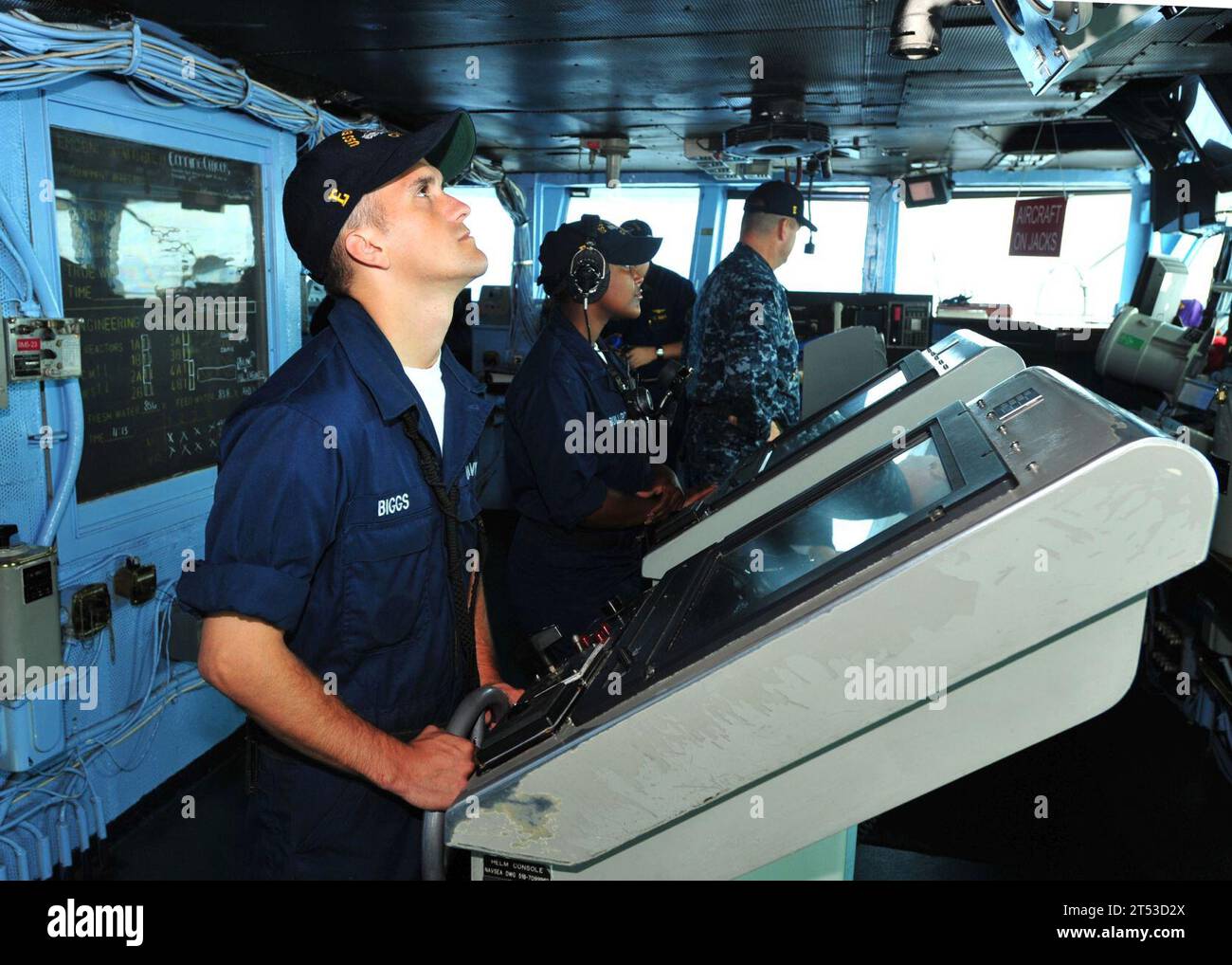 bridge, CVN 65, navigation, Sailors, U.S. Navy, USS Enterprise Stock ...
