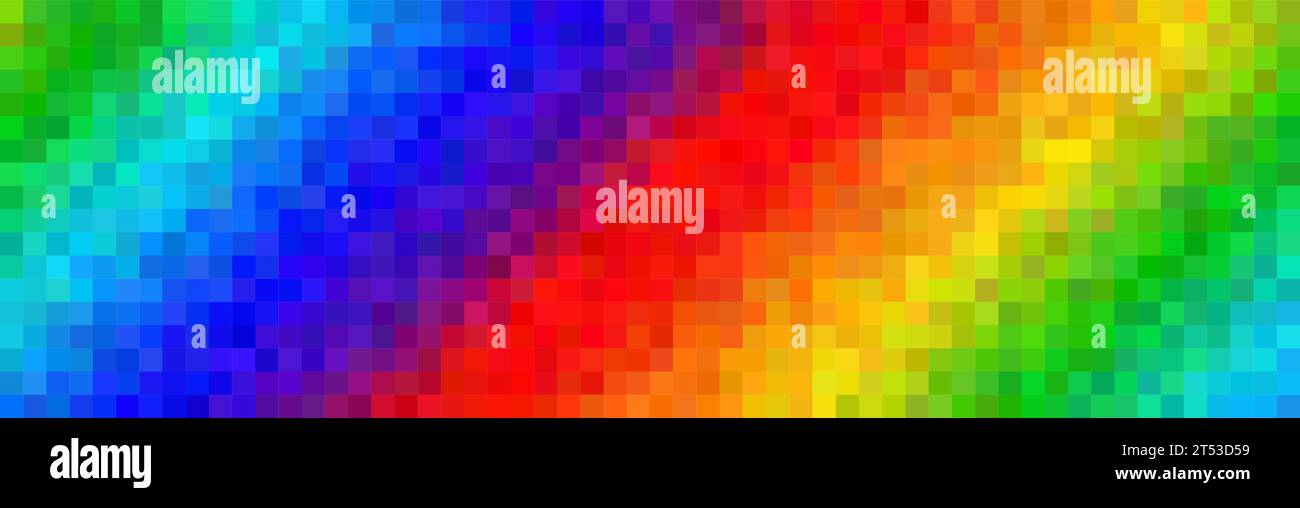Pixel rainbow abstract diagonal seamless backgraund. Blurred multicolor ...