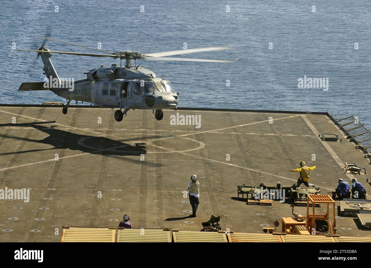 Bright Star 2009, flight deck, Helicopter Sea Combat Squadron 22, helo ...