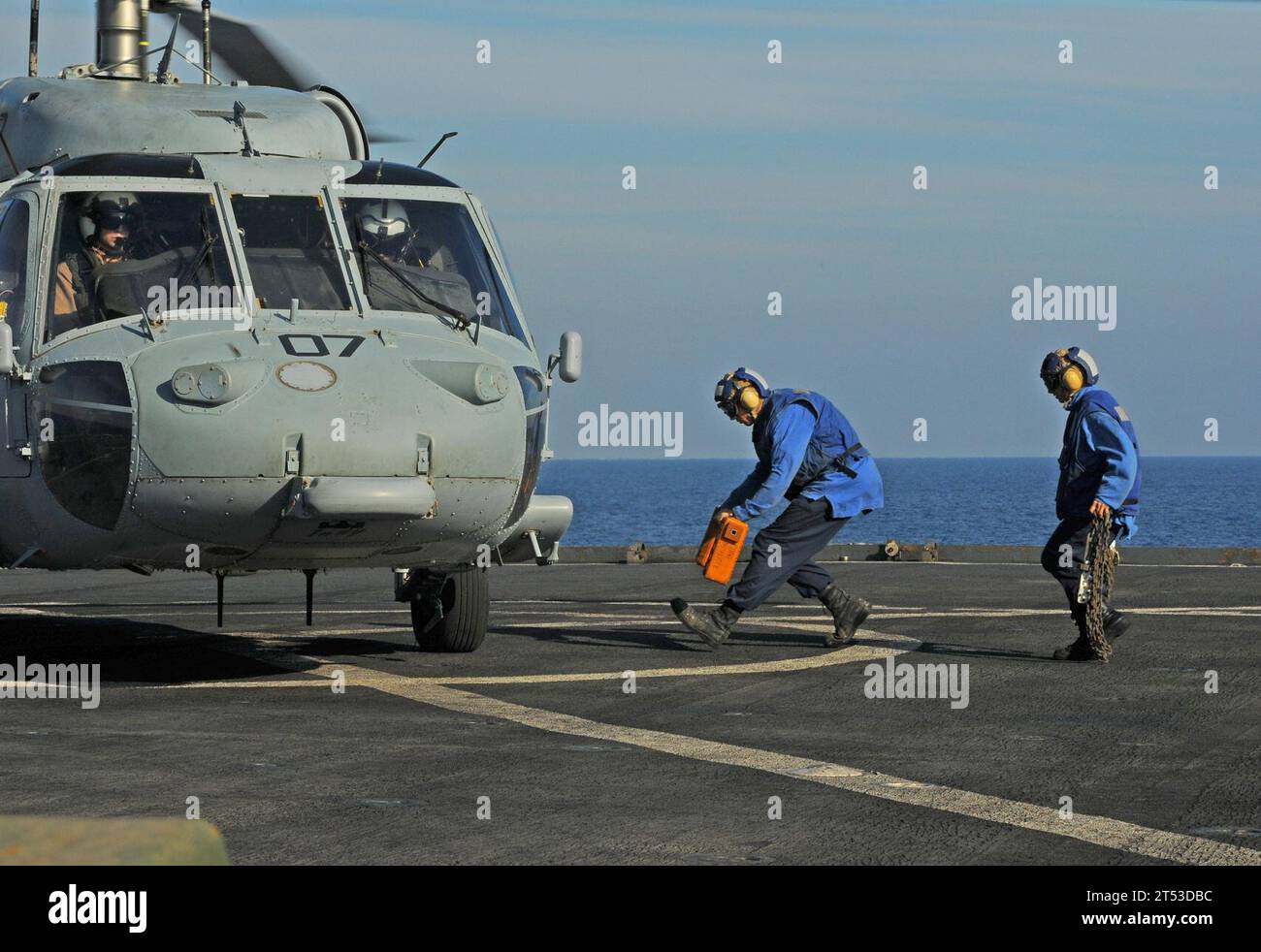 Bright Star 2009, flight deck, Helicopter Sea Combat Squadron 22, helo ...