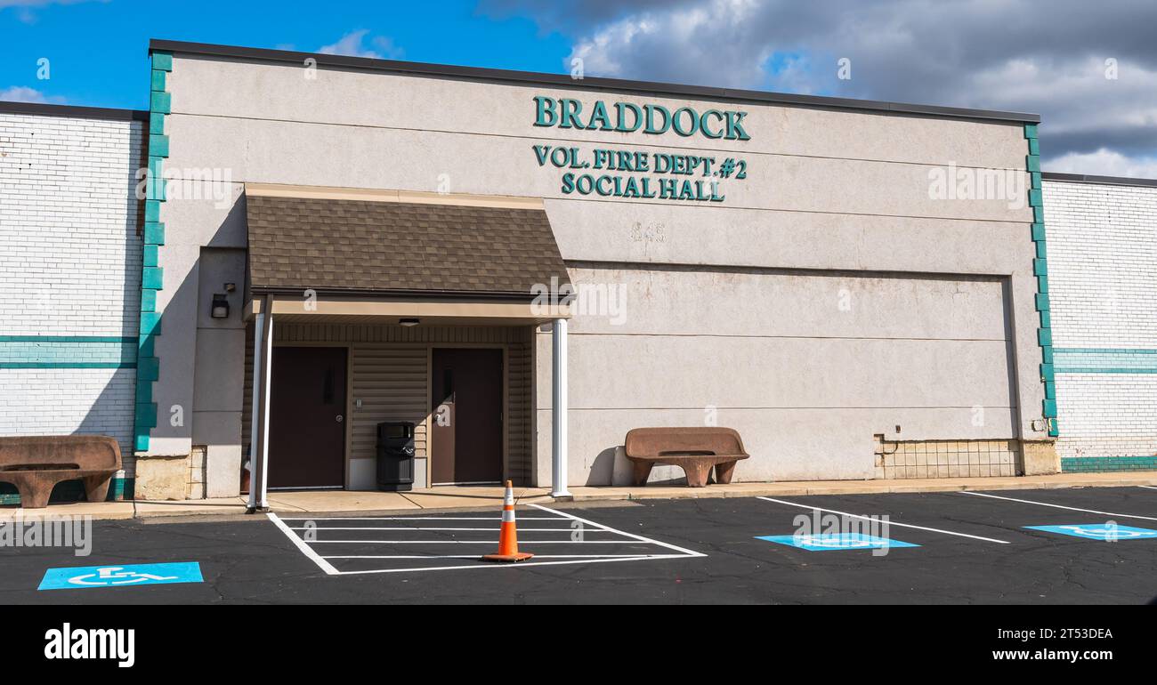 The Braddock Volunteer Fire Department Social Hall on Talbot Avenue in ...