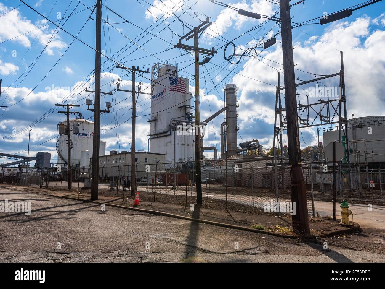 A Messer company industrial gas manufacturing plant on Washington ...