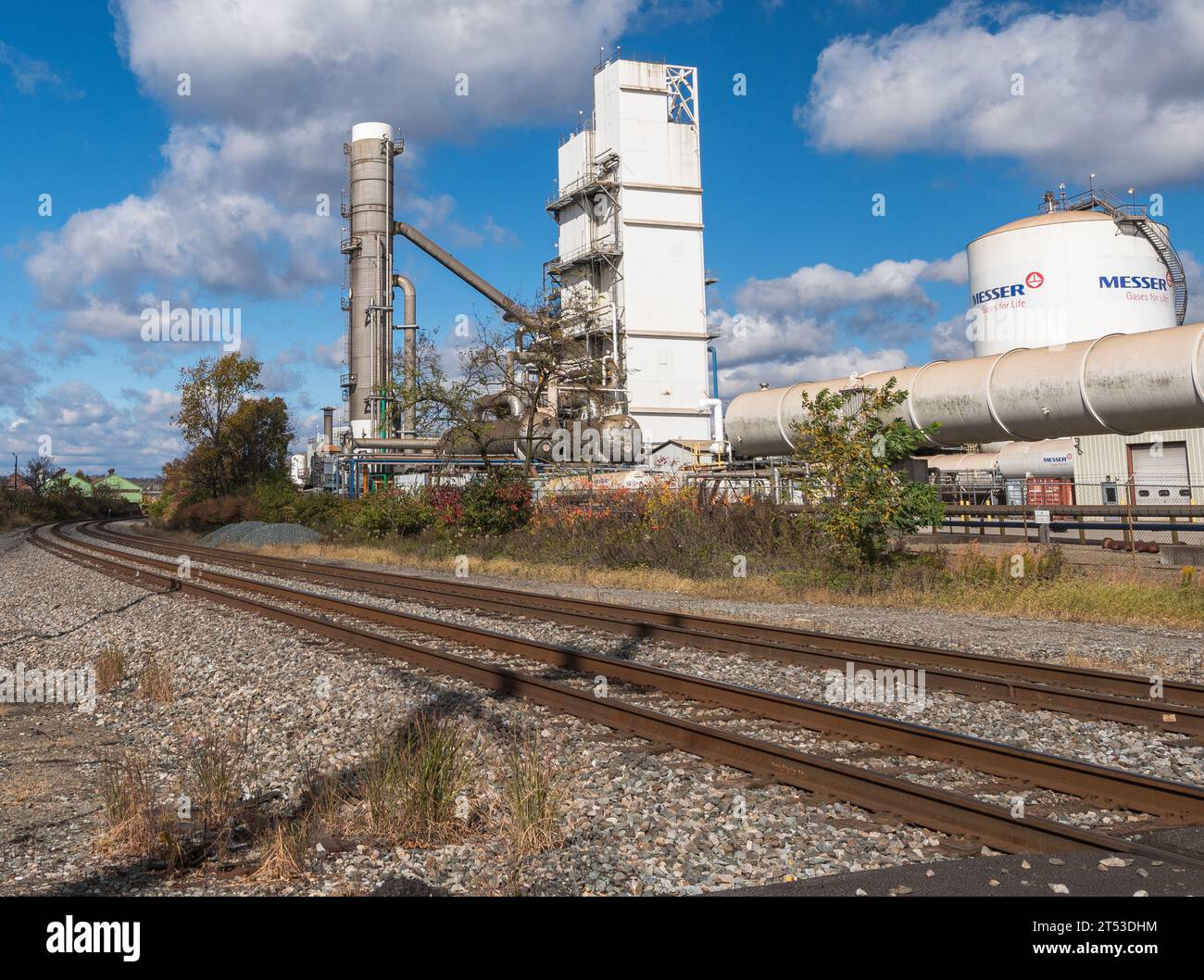 A Messer company industrial gas manufacturing plant on Washington ...