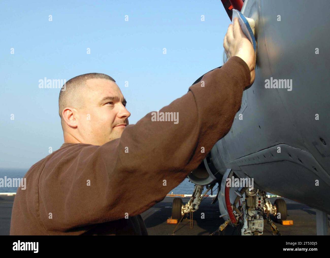 brown ship, Cleaning, Sailor Stock Photo - Alamy