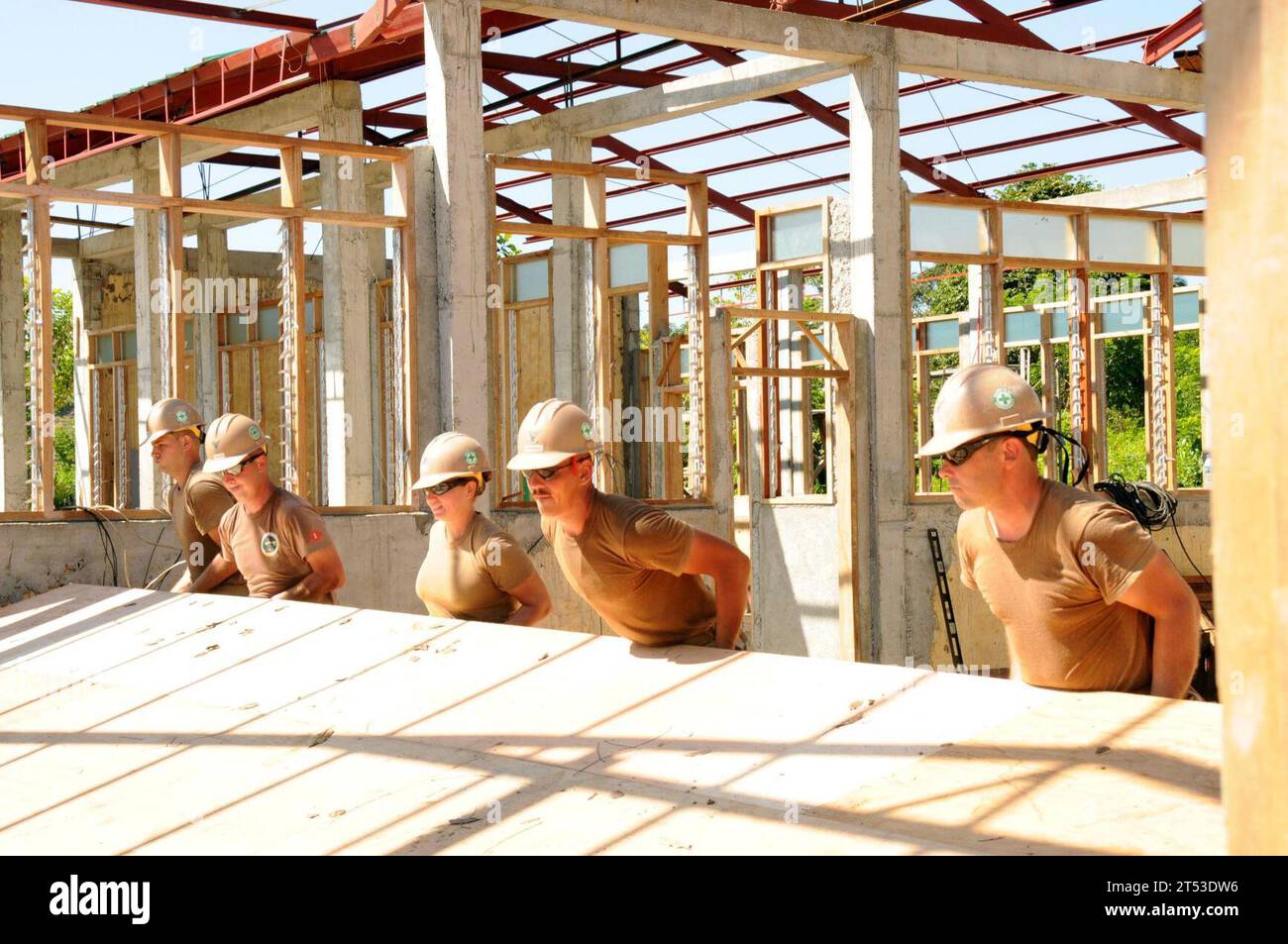 building, Joint Special Operations Task Force-Philippines, Naval Mobile Construction Battalion ...