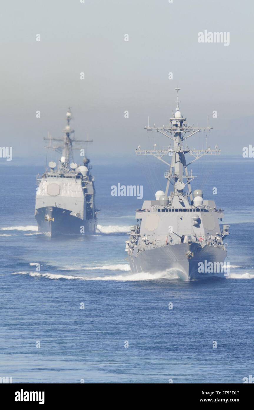 bunker hill, Carl Vinson Carrier Strike Group, Gridley, Pacific Ocean ...