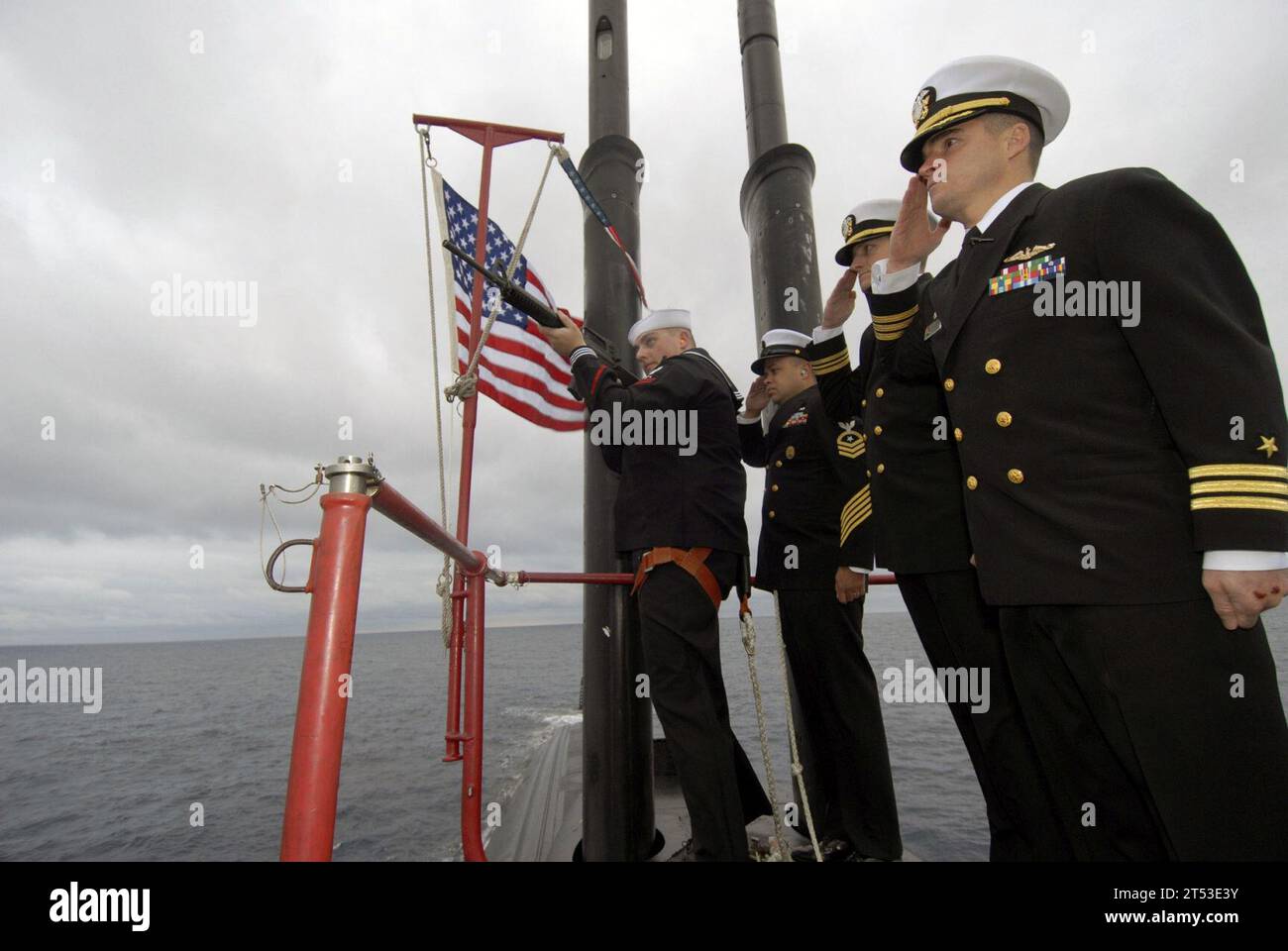 Los angeles class submarine uss pasadena ssn 752 hi-res stock ...