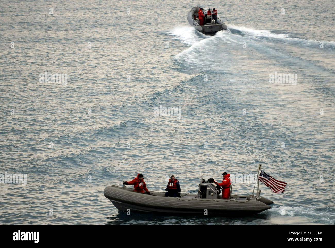 Busan, nighttime, Republic of Korea, Small-Boat Attack Drills, U.S. 7th ...