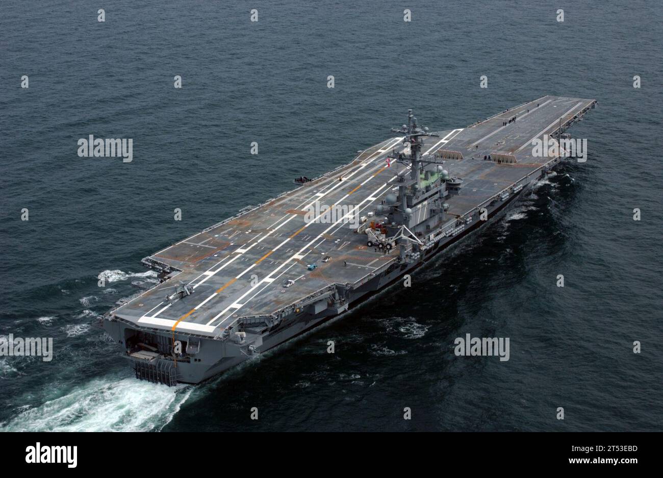 Bush, Carrier, Sea Trials, testing Stock Photo - Alamy