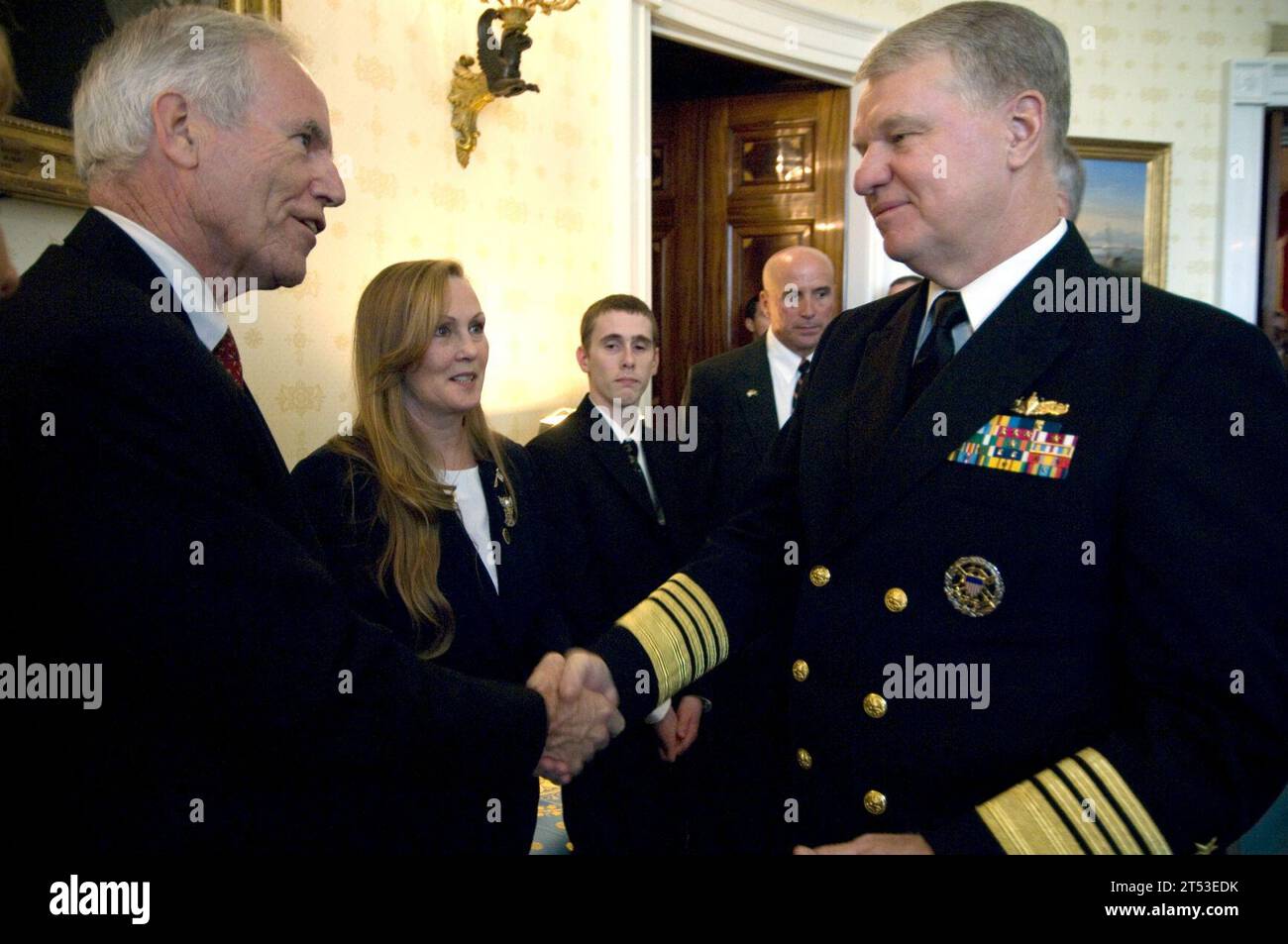 Bush, ceremony, family, honor Stock Photo - Alamy