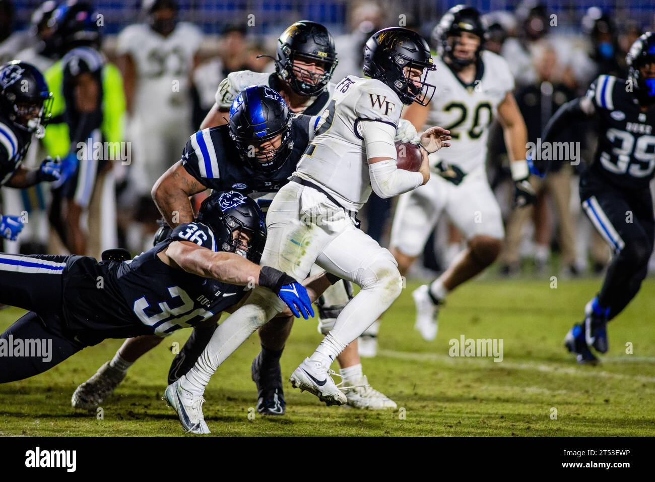 November 2, 2023: Duke Blue Devils linebacker Nick Morris Jr. (36 ...