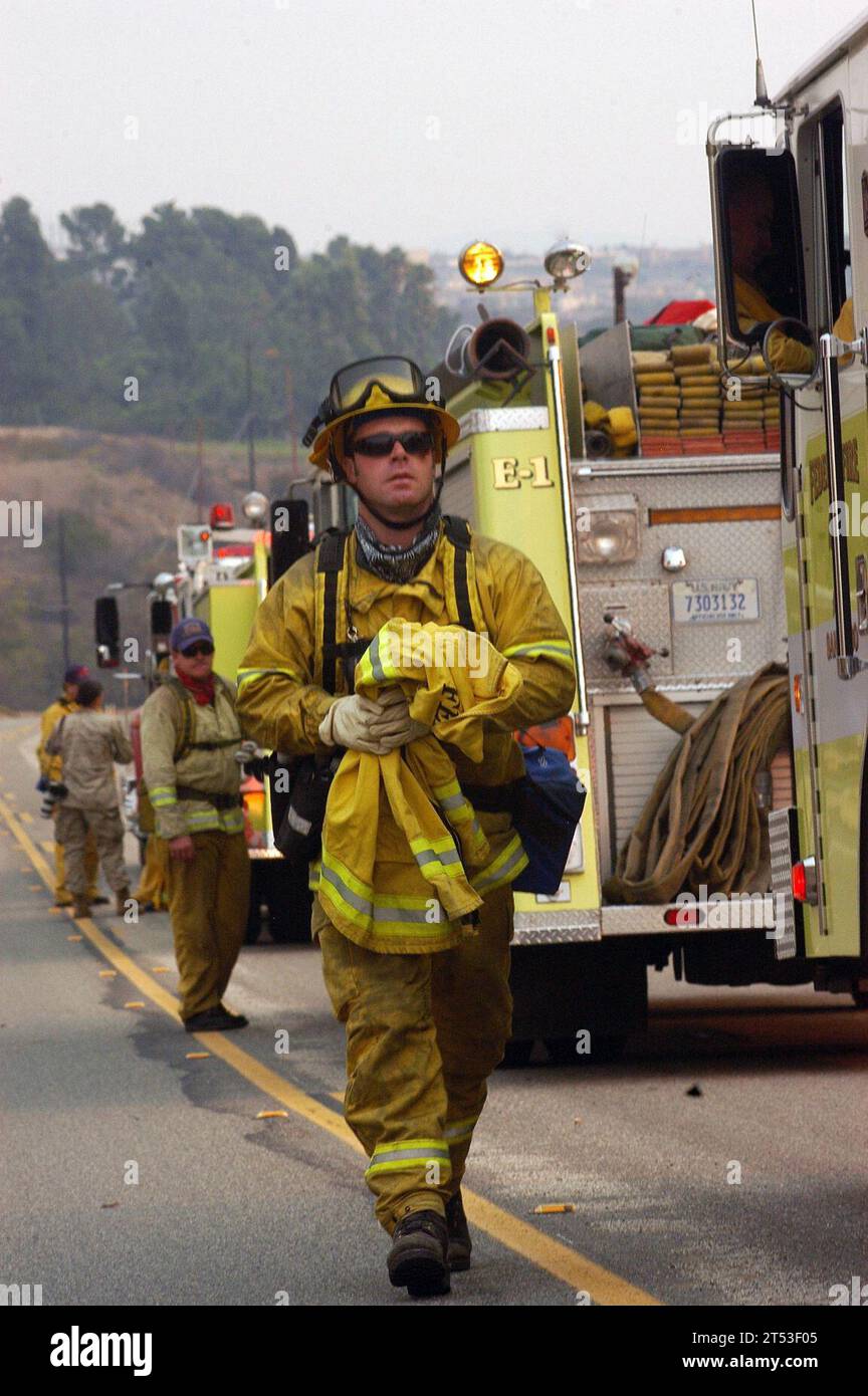 Calif., Camp Pendleton, Camp Pendleton Marine Corps Base, Federal Fire ...