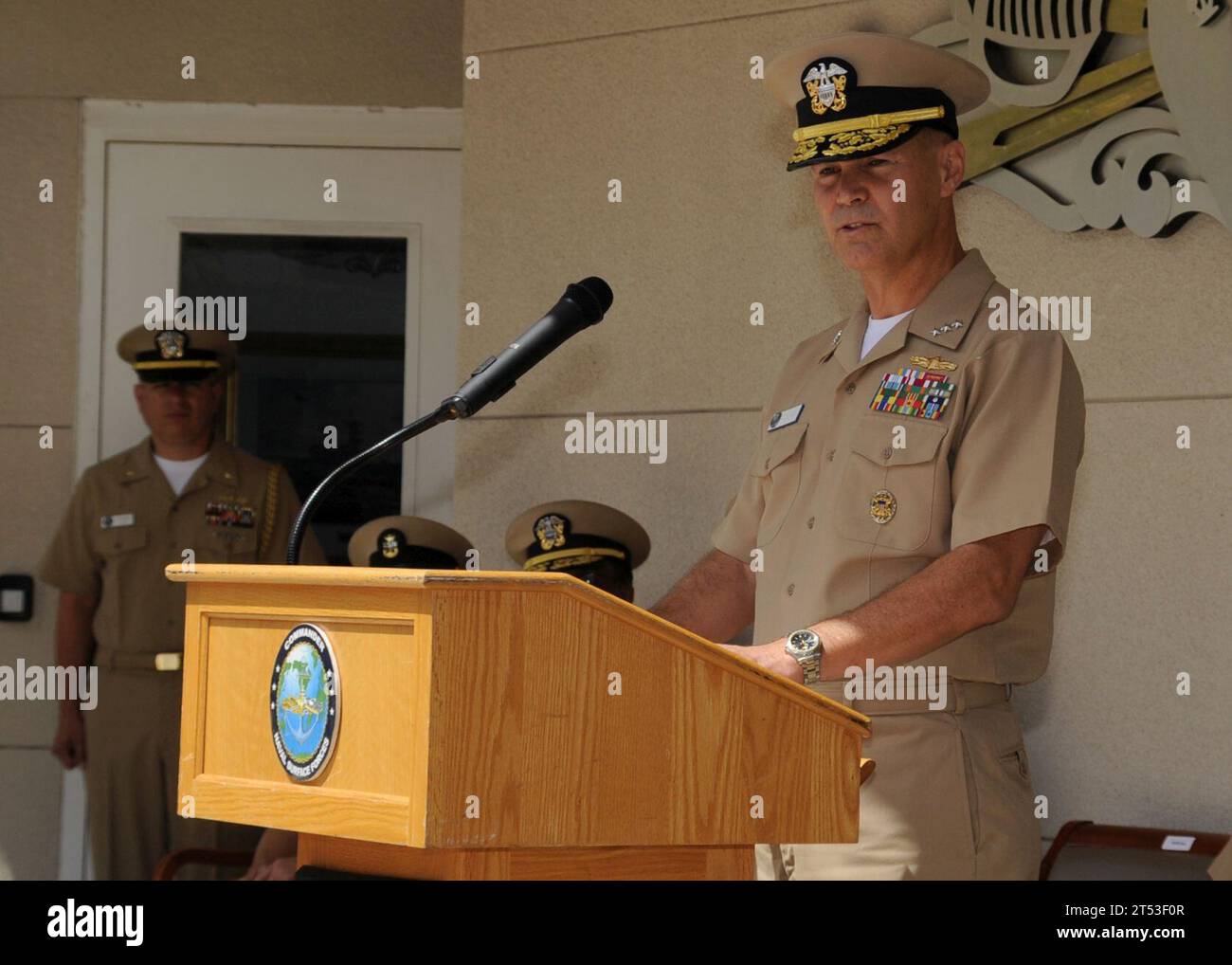 Calif., change of command ceremony, Commander, naval surface force ...
