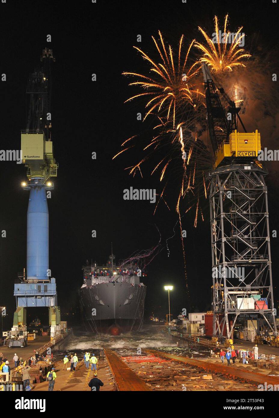 Calif., christening ceremony, dry cargo and ammunition ship, msc ...