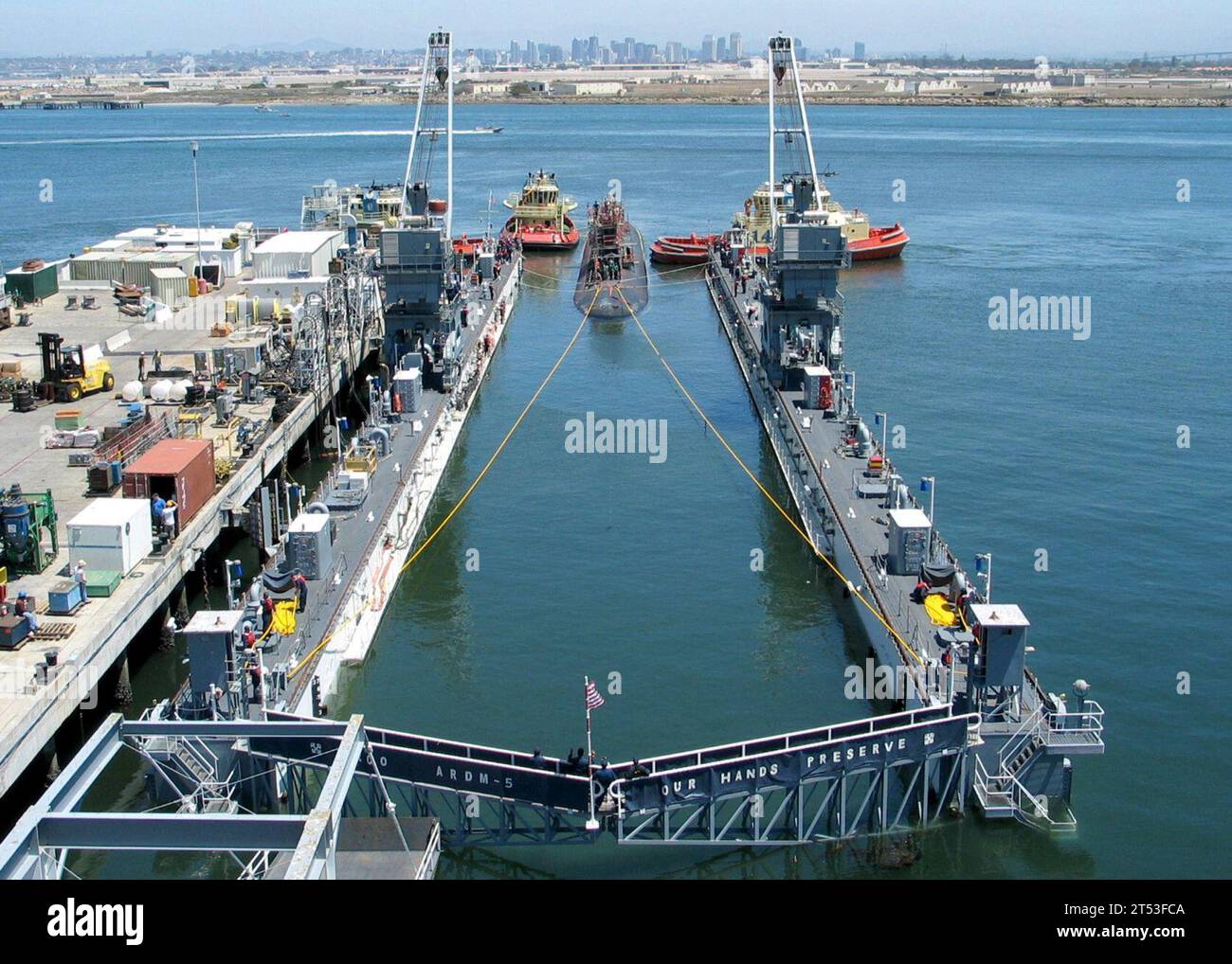 Calif., floating dry dock Arco (ARDM 5), Ghost of the Coast, Los ...