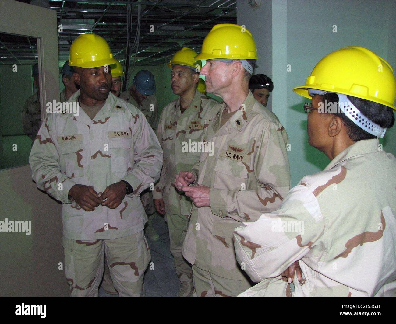Camp Arifjan, CONSTRUCTION, Kuwait, Level III hospital Stock Photo - Alamy