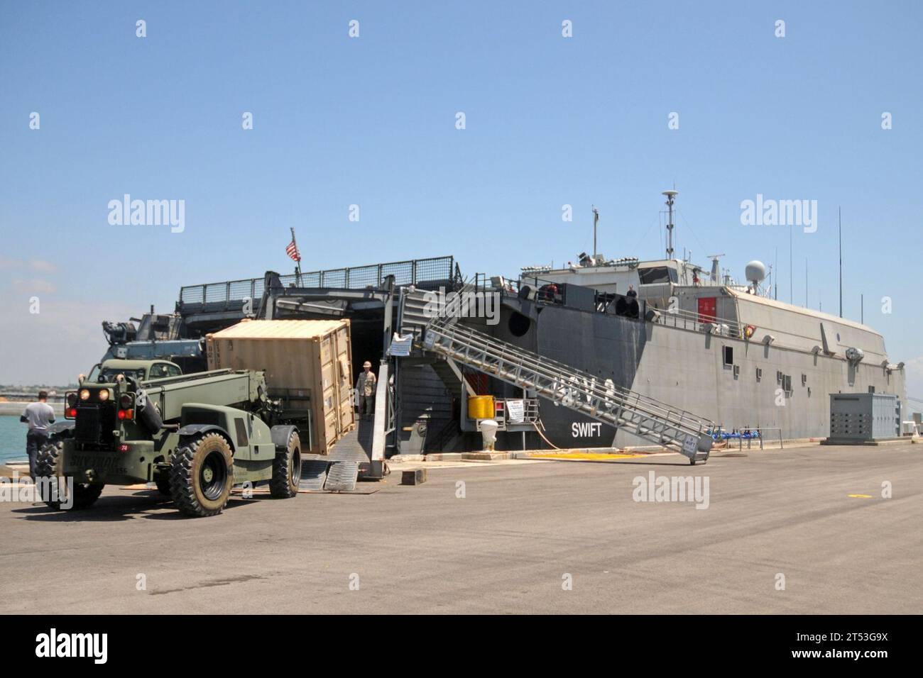 Camp Mitchell, High Speed Vessel Swift (HSV 2), NAVSTA Rota, NMCB 74 ...