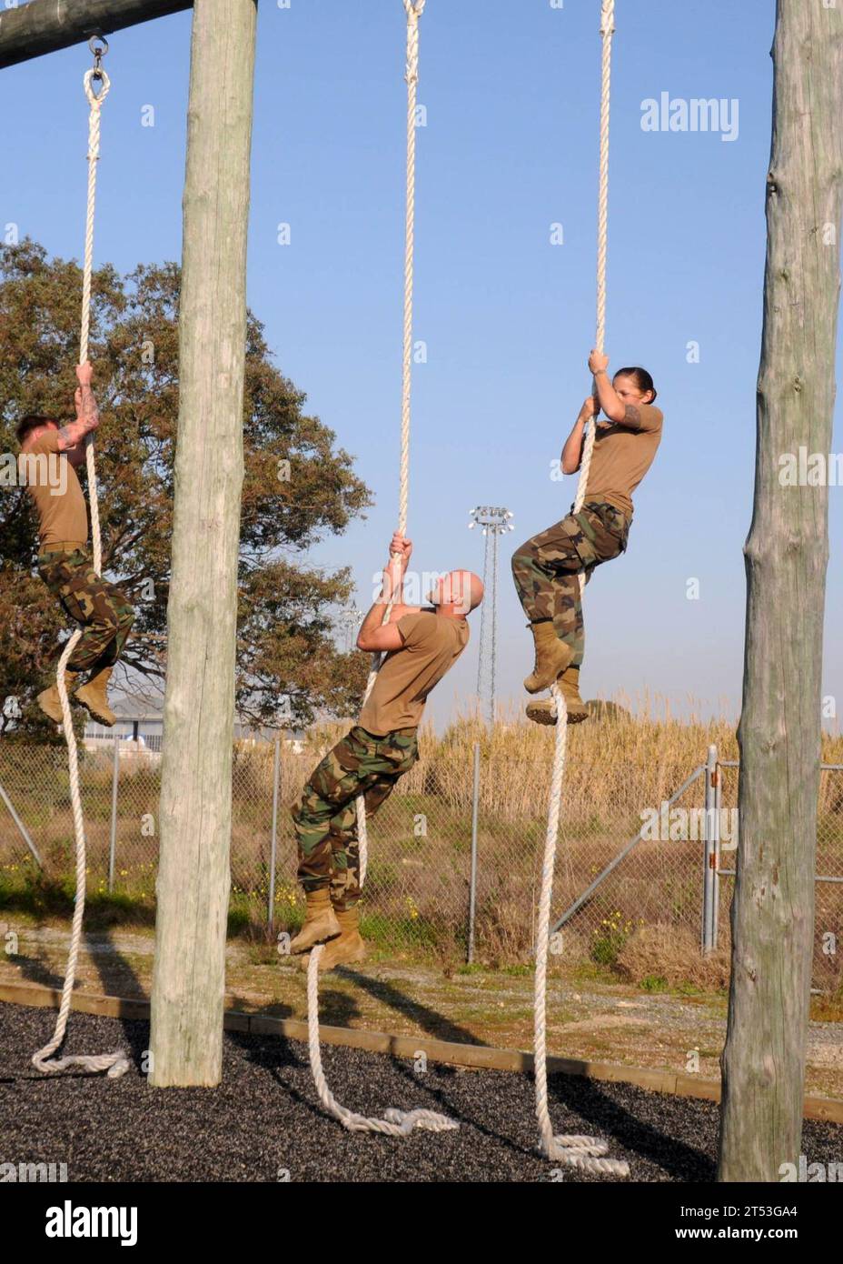 Camp Mitchell, CTF-68, Marine Corps obstacle course, Naval Mobile ...