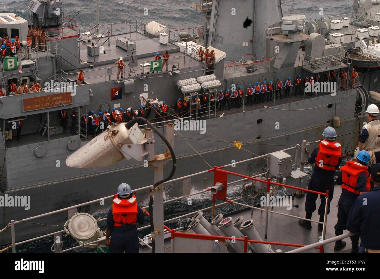 carat, Royal Thai Navy, Shot Line, Thailand, USS Tortuga (LSD 46 Stock ...