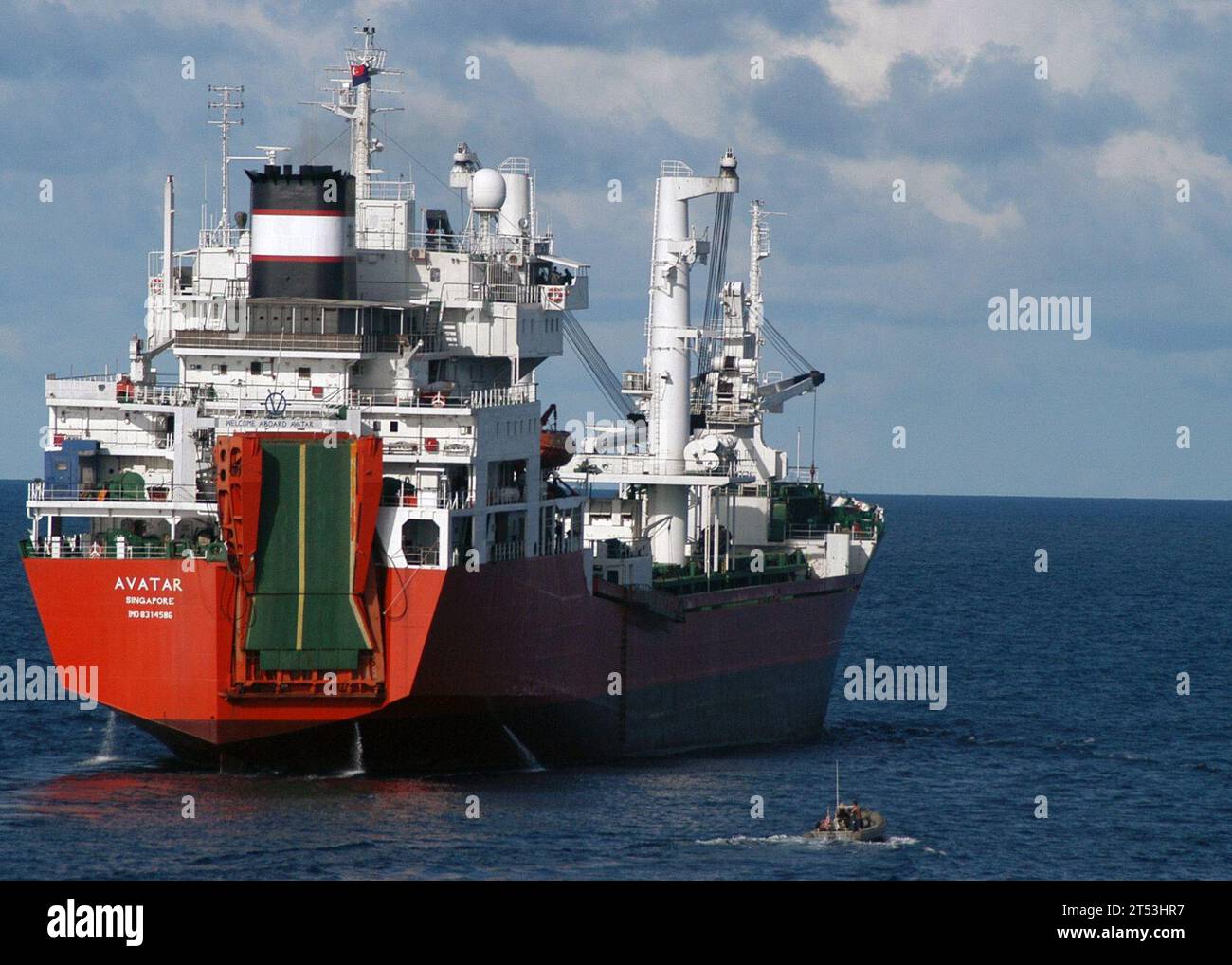 Republic of singapore merchant vessel avatar hi-res stock photography ...